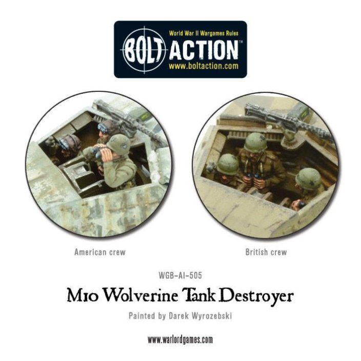 M10 Tank Destroyer/Wolverine (Plastic Box) :: Rollback Games