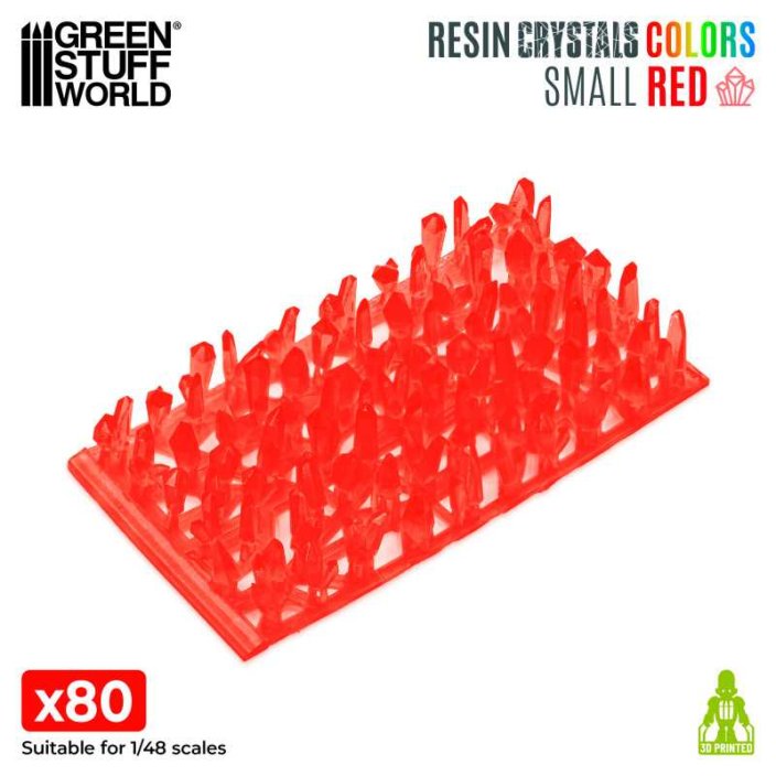 RED Resin Crystals - Small :: Rollback Games