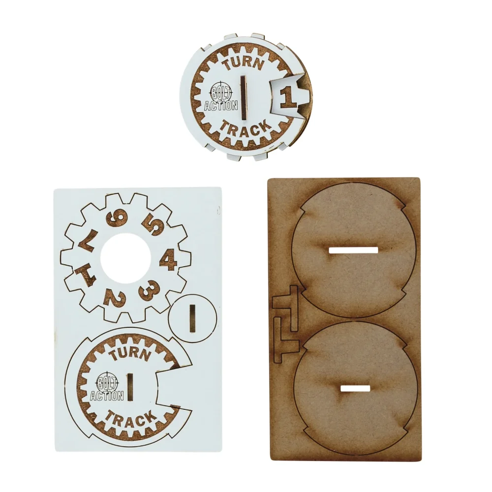 Bolt Action MDF Turn Marker :: Rollback Games