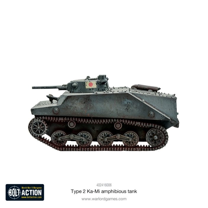 Japanese Type 2 Ka-Mi amphibious tank :: Rollback Games